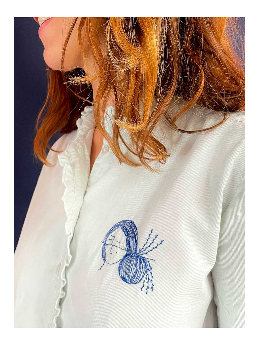 Kit de broderie Délicate miniature - Destructurée - Britney Pompadour