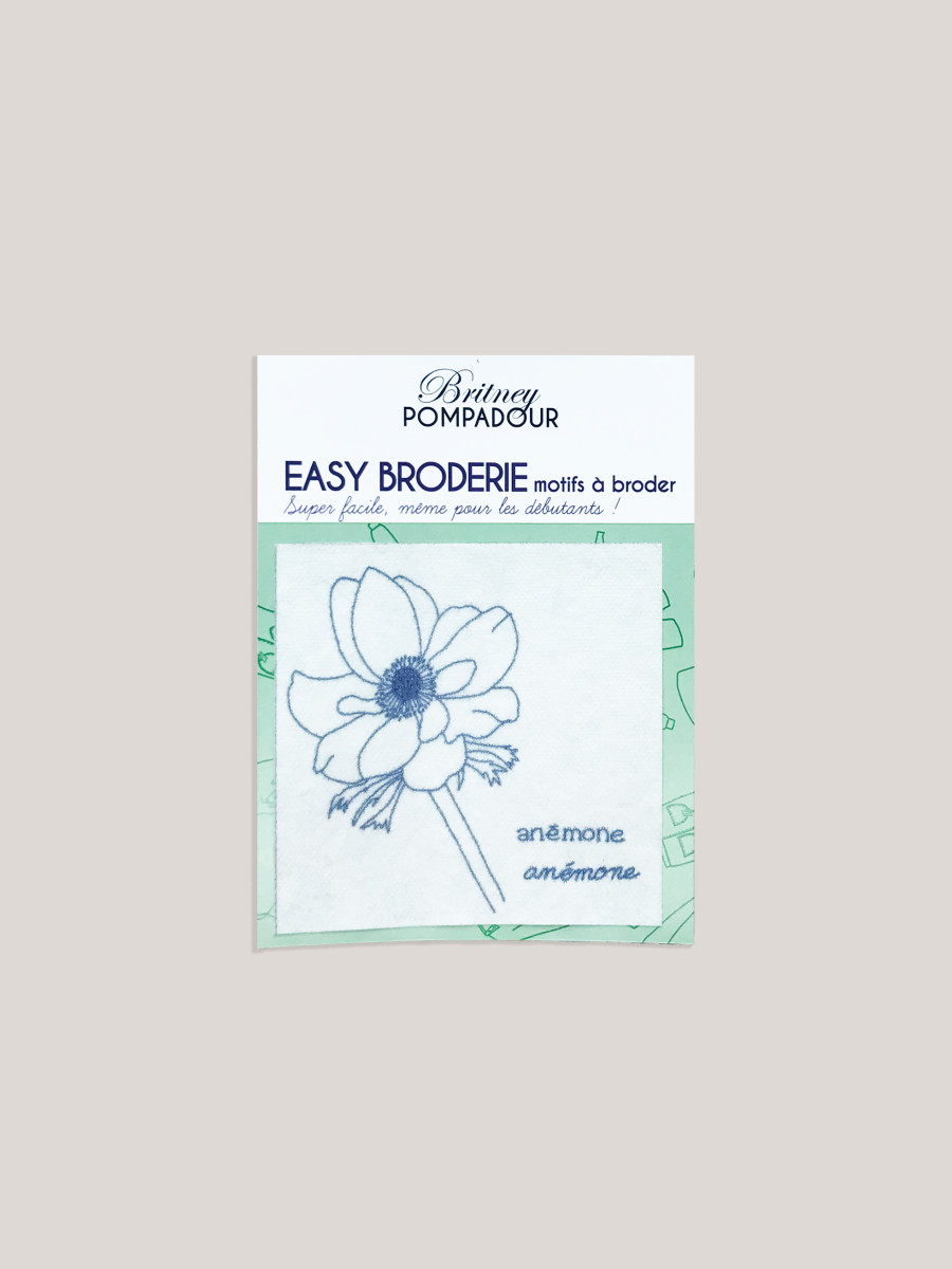 Wind flower, Embroidery pattern