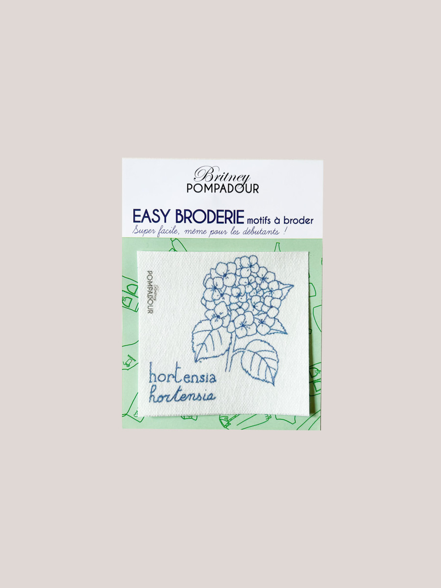 Hydrangea, Embroidery pattern