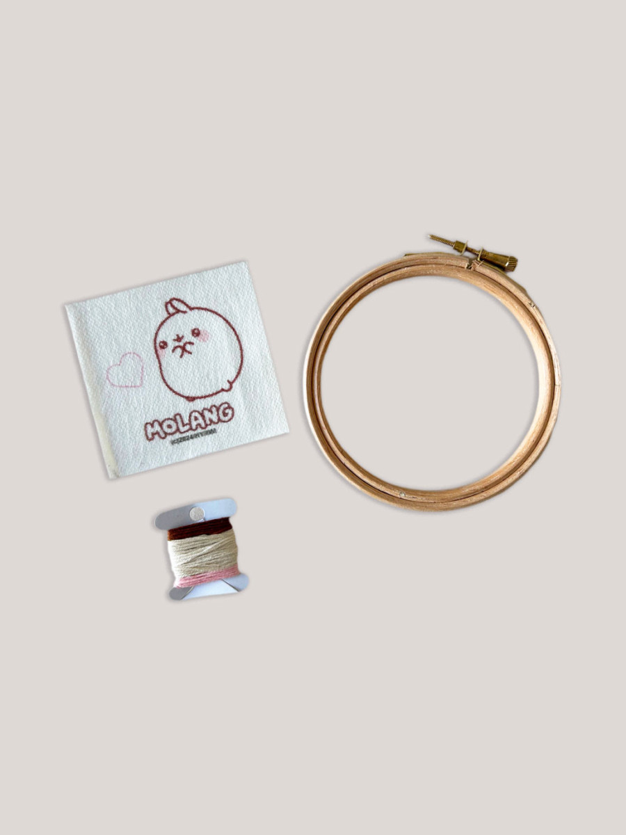 Kit de Broderie Molang, Easy broderie pour débutant - Britney POMPADOUR