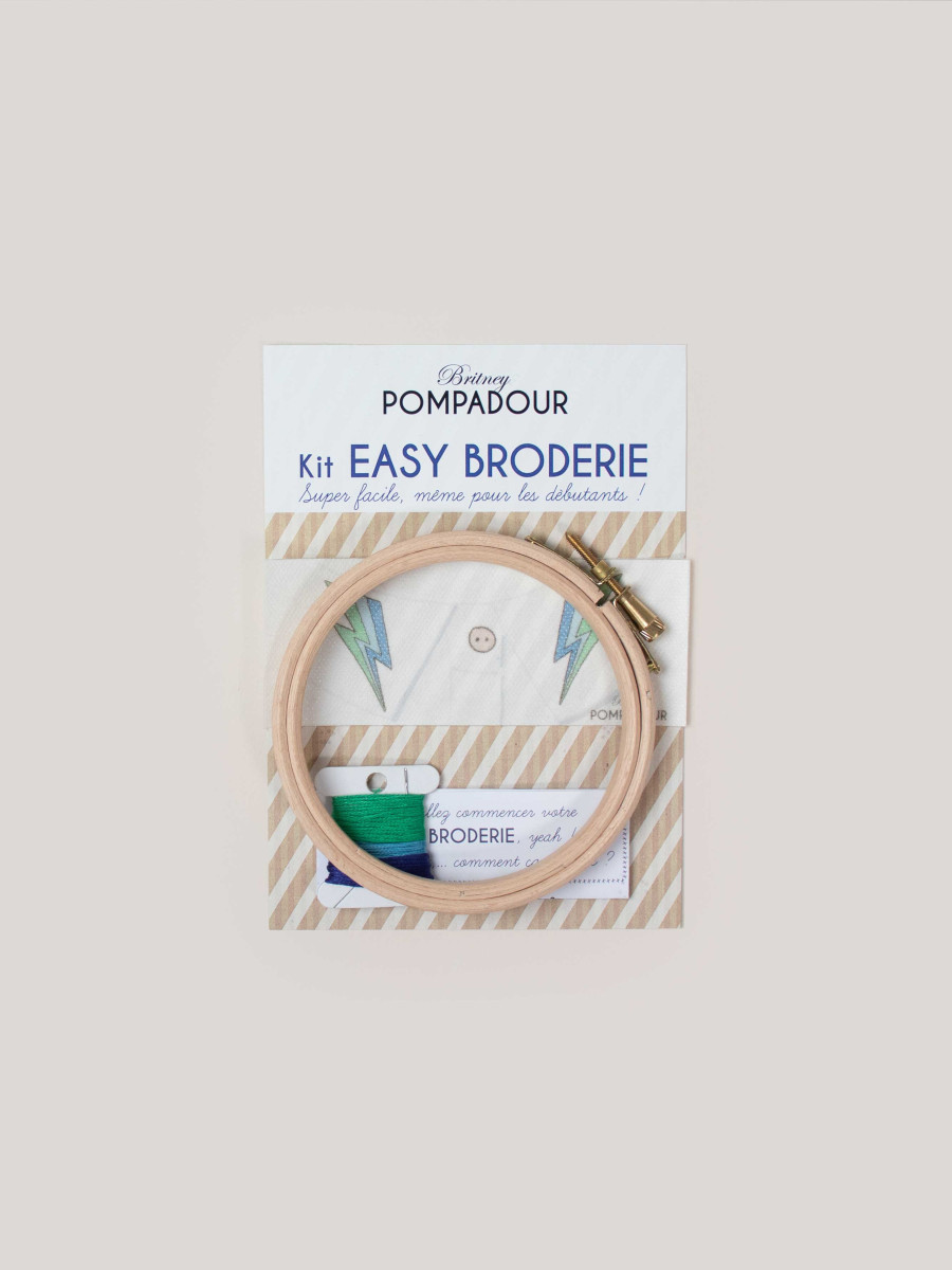 Kit de broderie pour Col - Eclairs - Britney Pompadour EASY BRODERIE
